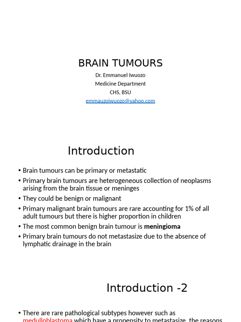 Brain Tumours | PDF | Brain Tumor | Glioma