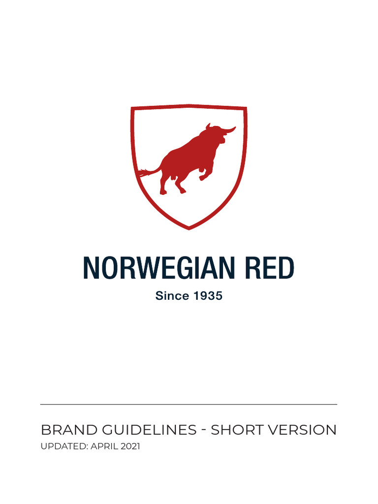 2021 Norwegian Red Brand Guidelines | PDF | Psychophysics ...