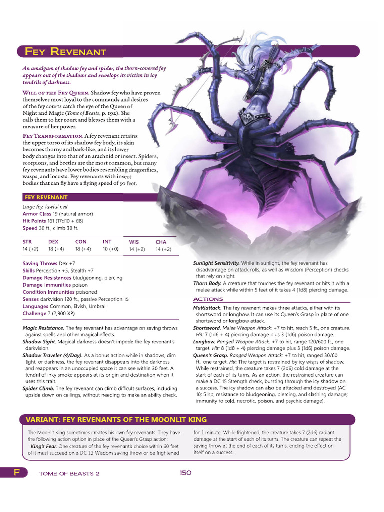 Fey Revenant | PDF