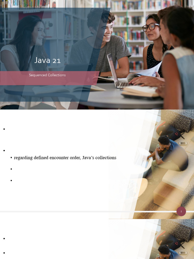 Java21 Sequenced Collections | PDF | Information Technology | Object Oriented Programming