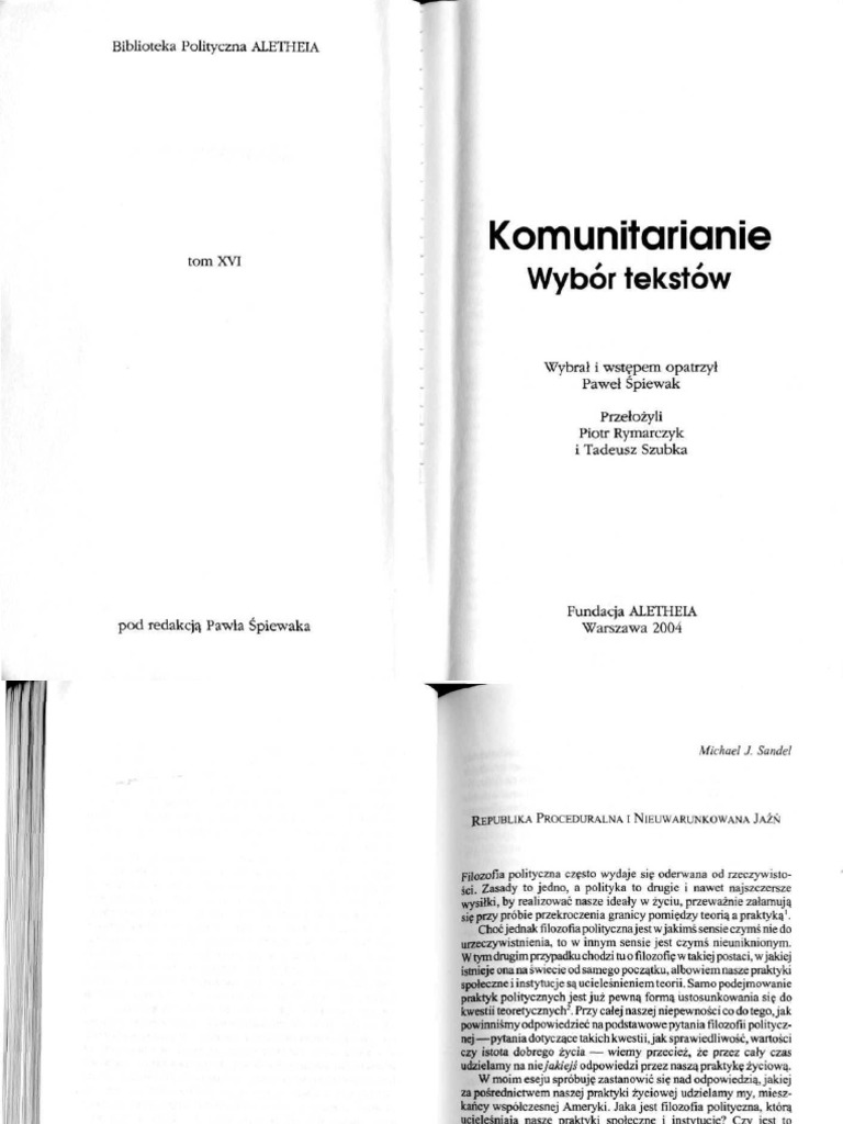 Sandel_Republika_proceduralna | PDF