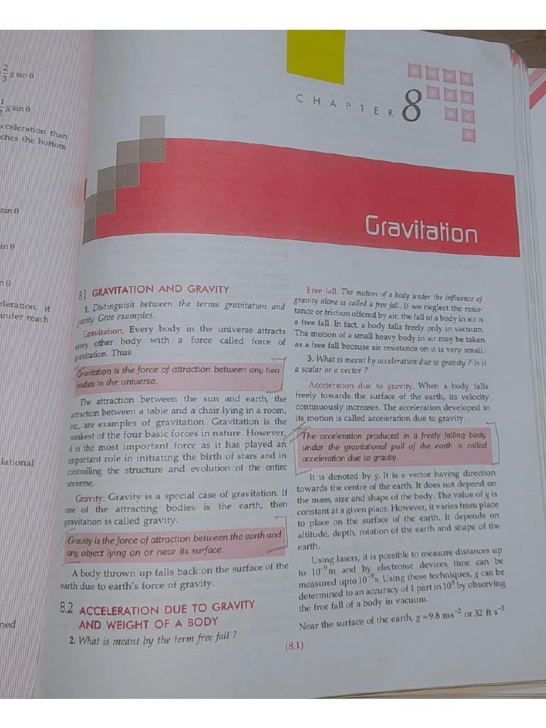 Physics, CH - Gravitation, Notes | PDF