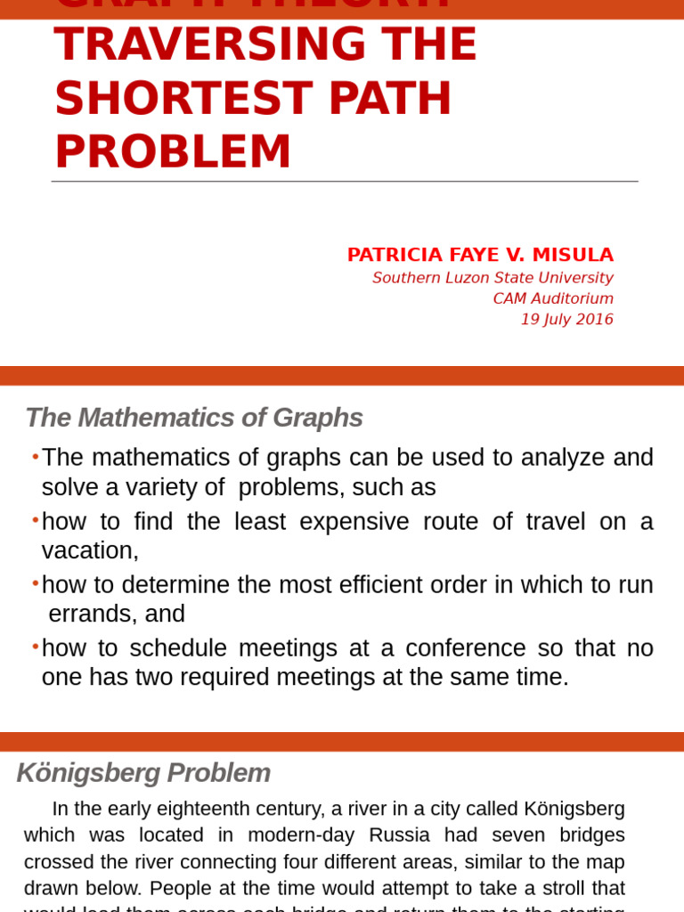 GRAPH THEORY Presentation July192k16 | PDF | Vertex (Graph Theory ...
