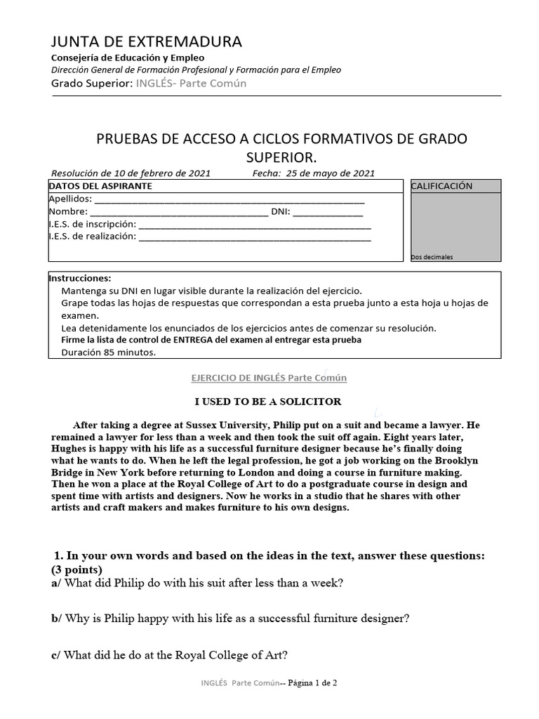 GS_Com£n_Ingl‚s_1_2021_Black | PDF