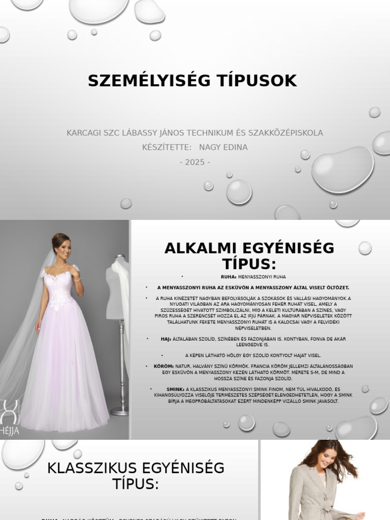 Személyiség Típusok 20250224 NAGY EDINA | PDF