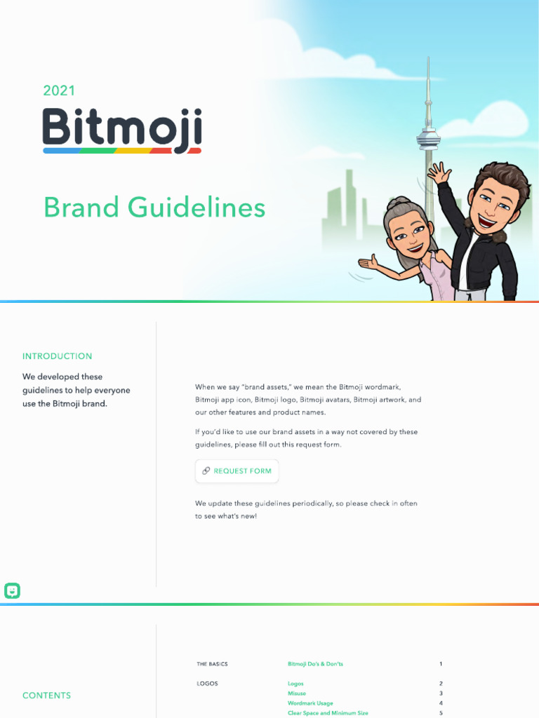 bitmoji_brand_guidelines | PDF | Logos | Snapchat