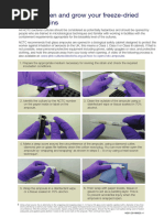 ATCC® Bacterial Culture Guide | PDF | Bacteria | Freeze Drying