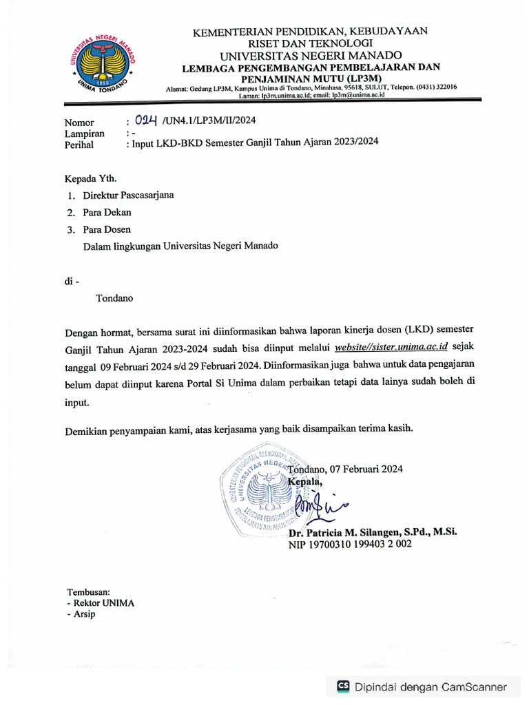Input LKD BKD Smester Ganjil THN Ajaran 2023 2024 | PDF