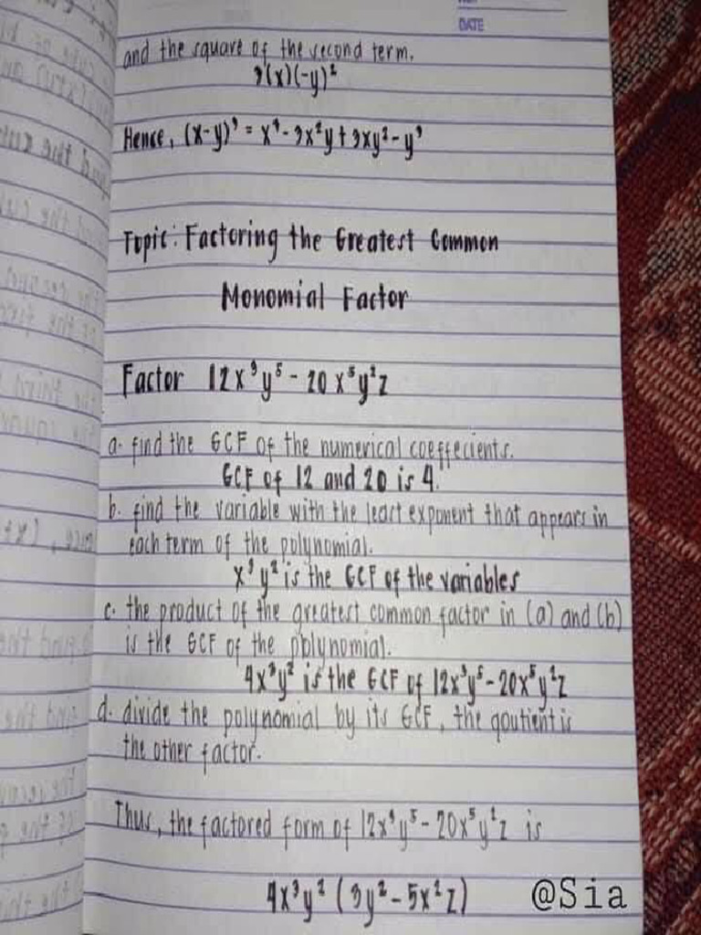 mathematics notes | PDF