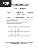 Chemistry Pp2 Pre-Mock 2025 | PDF | Chemical Compounds | Chemical Substances