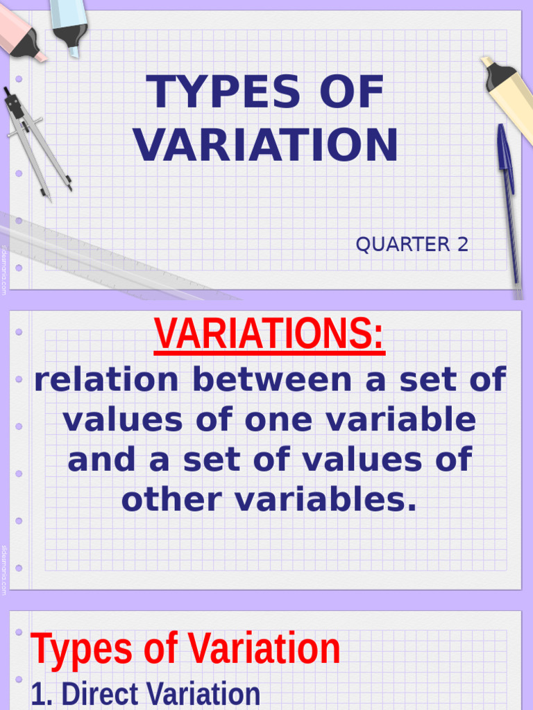 LESSON 1_direct variation | PDF | Weight | Equations