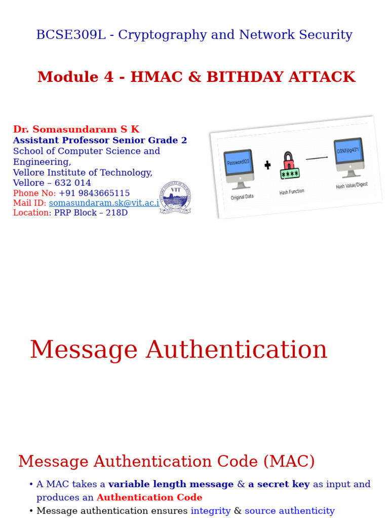 20 Birthday Attack, HMAC 28-02-2025 | PDF | Computer Security | Security