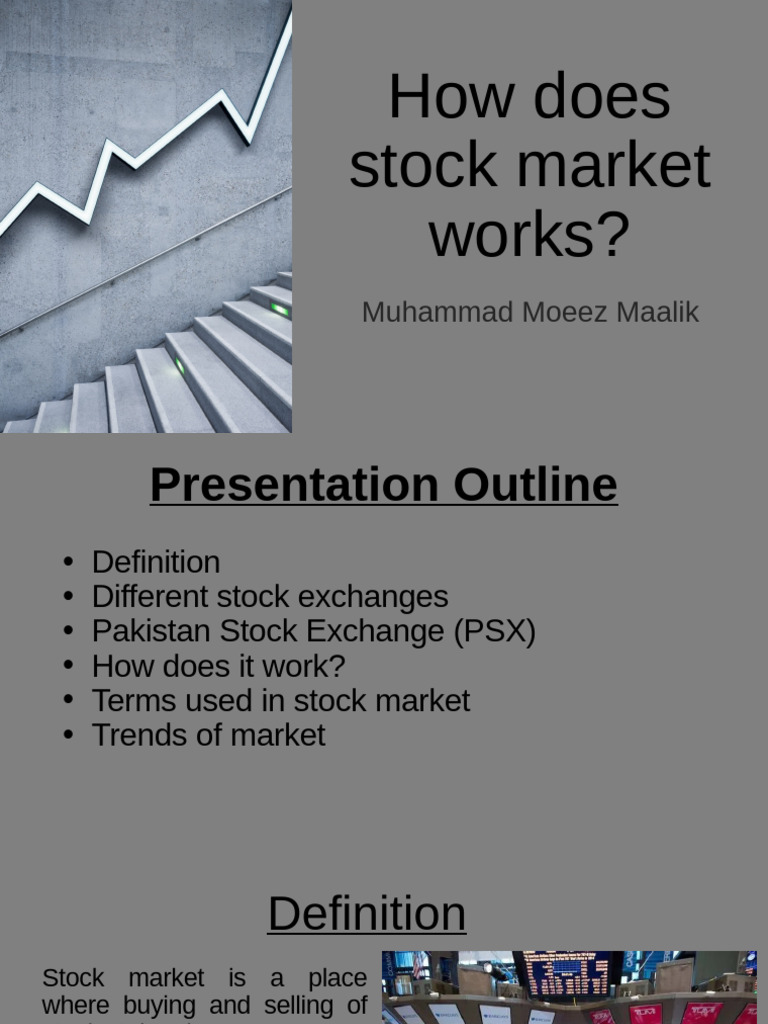 How Does Stock Market Works | PDF | Stocks | Market Trend