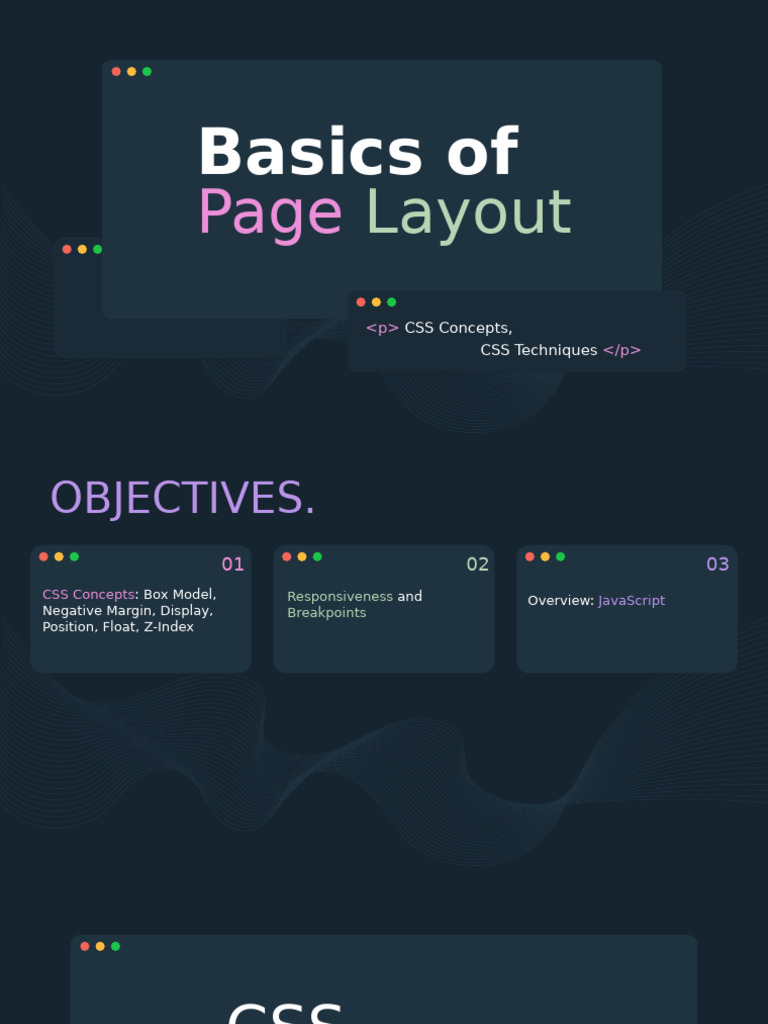Basics of Page Layout | PDF | Html Element | Html