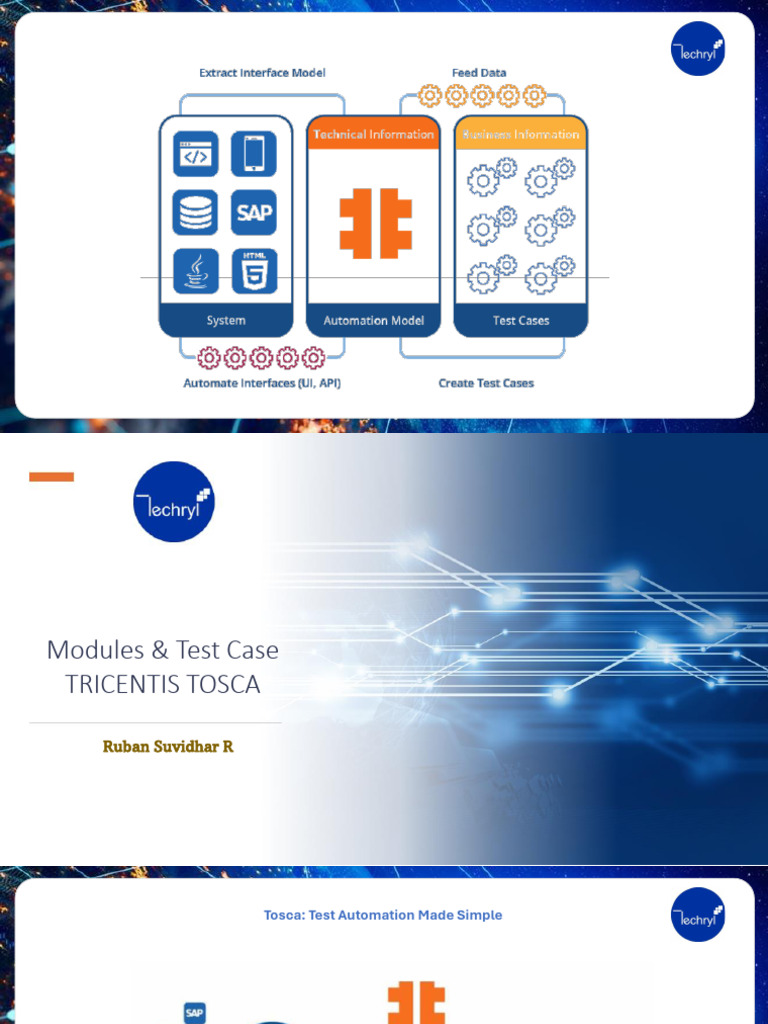 Modules & Test Case With Tricentis Tosca | PDF | Microsoft Excel ...