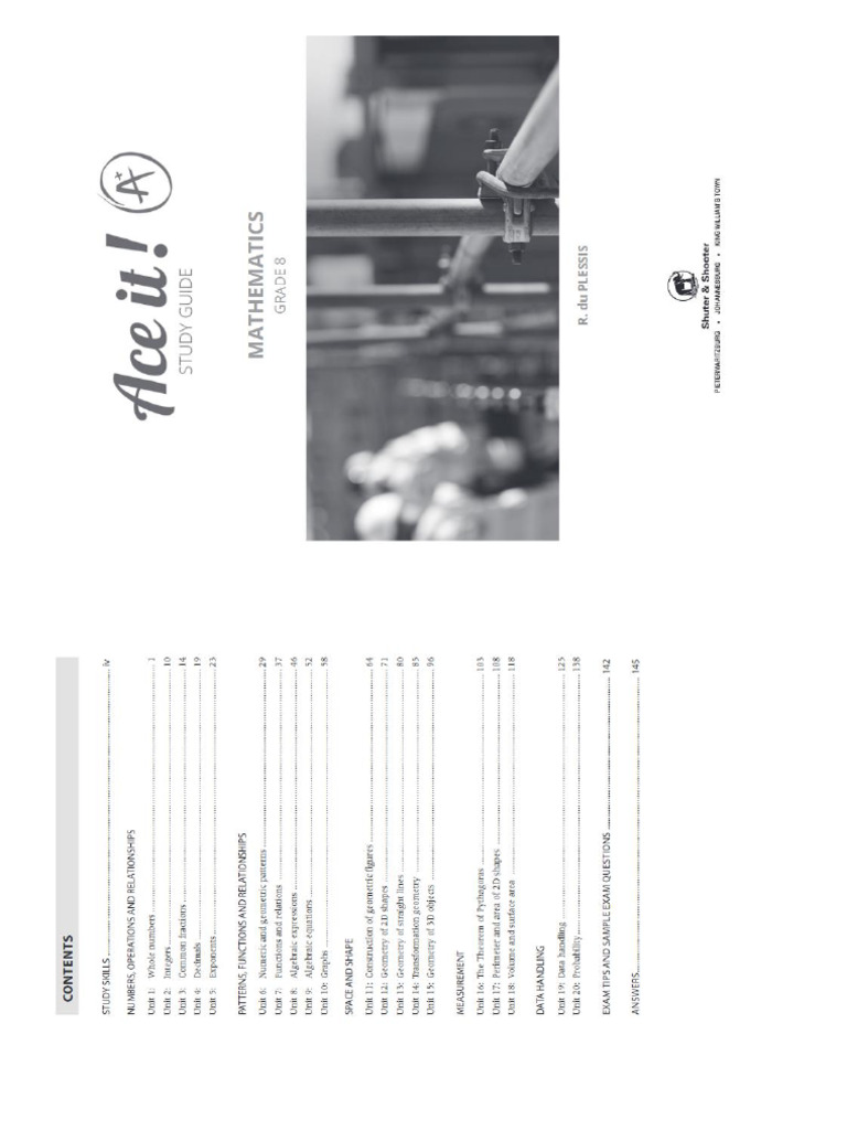 Ace It Maths 8 | PDF