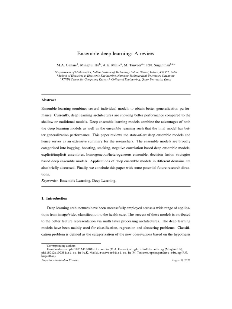 2104.02395v3 | PDF | Deep Learning | Statistics