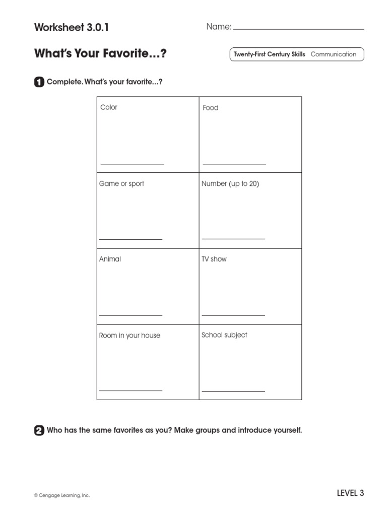 Look AmE L3 StudentWorksheets AllUnits-1-3 | PDF