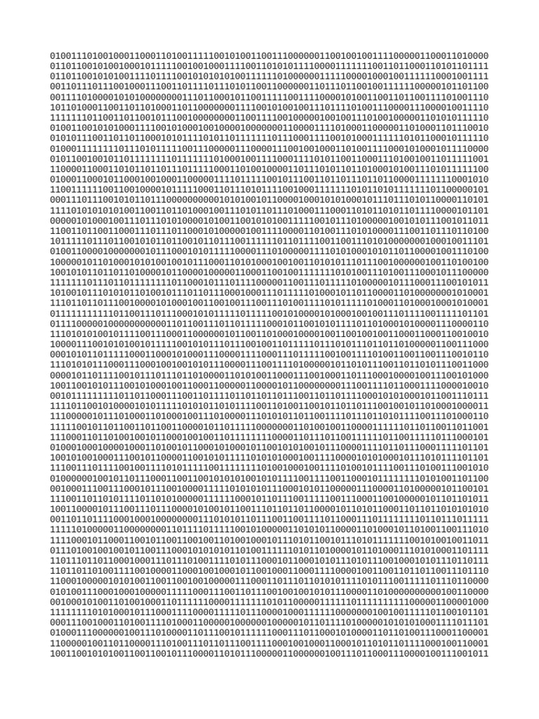 Binary Data Analysis and Insights | PDF