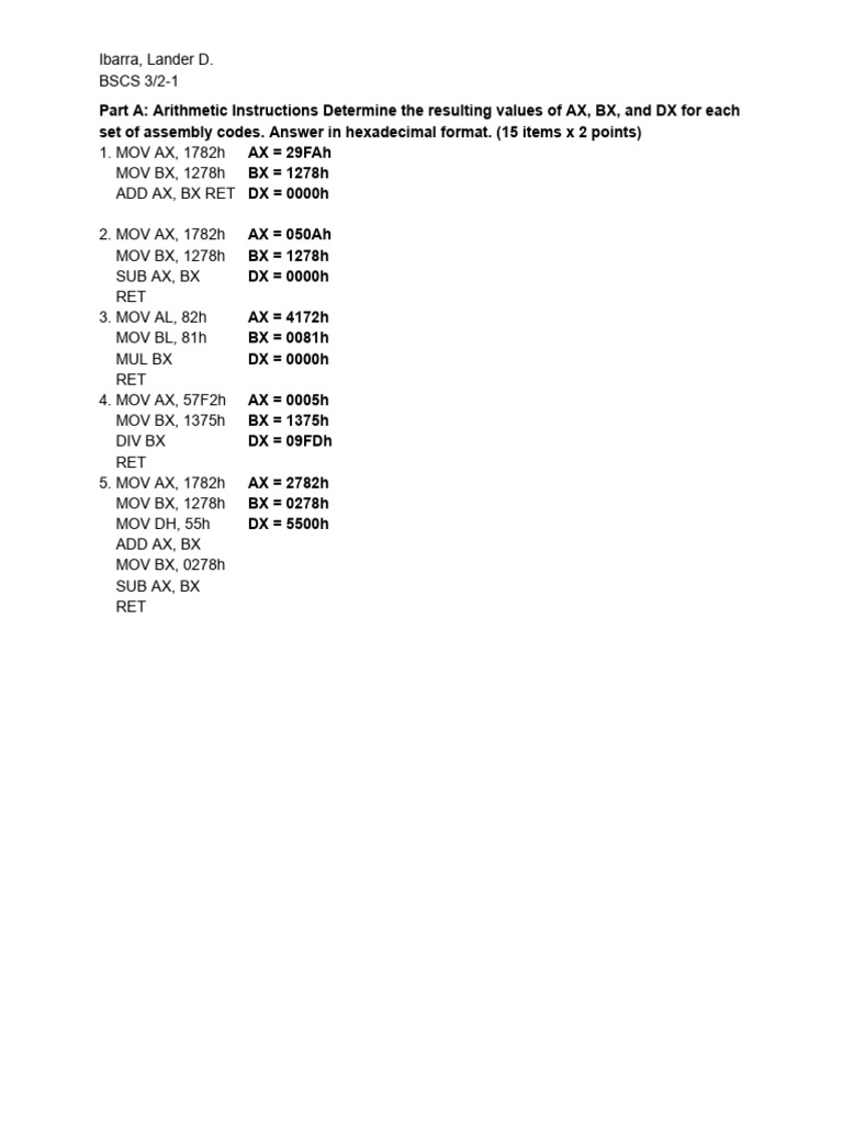 Ibarraa_04 Task Performance 1 - ARG | PDF