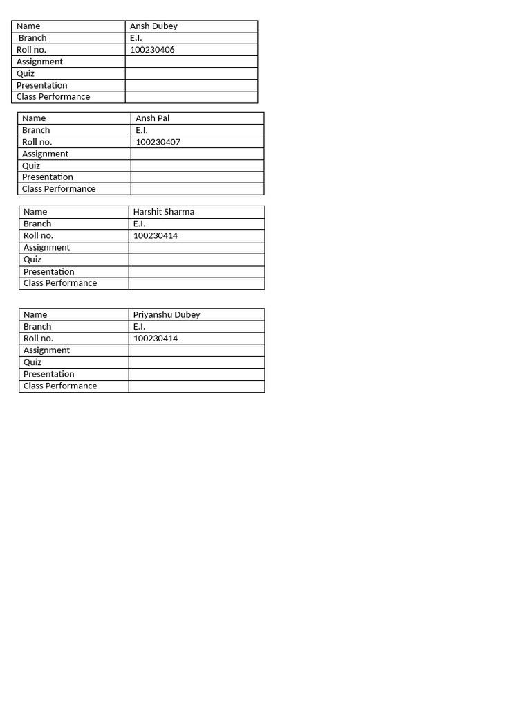 Sensor Template | PDF