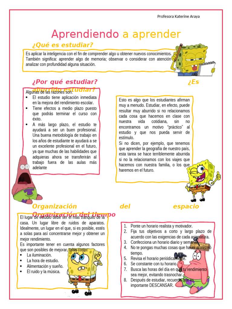 Aprender A Aprender | PDF | Aprendizaje | Memoria