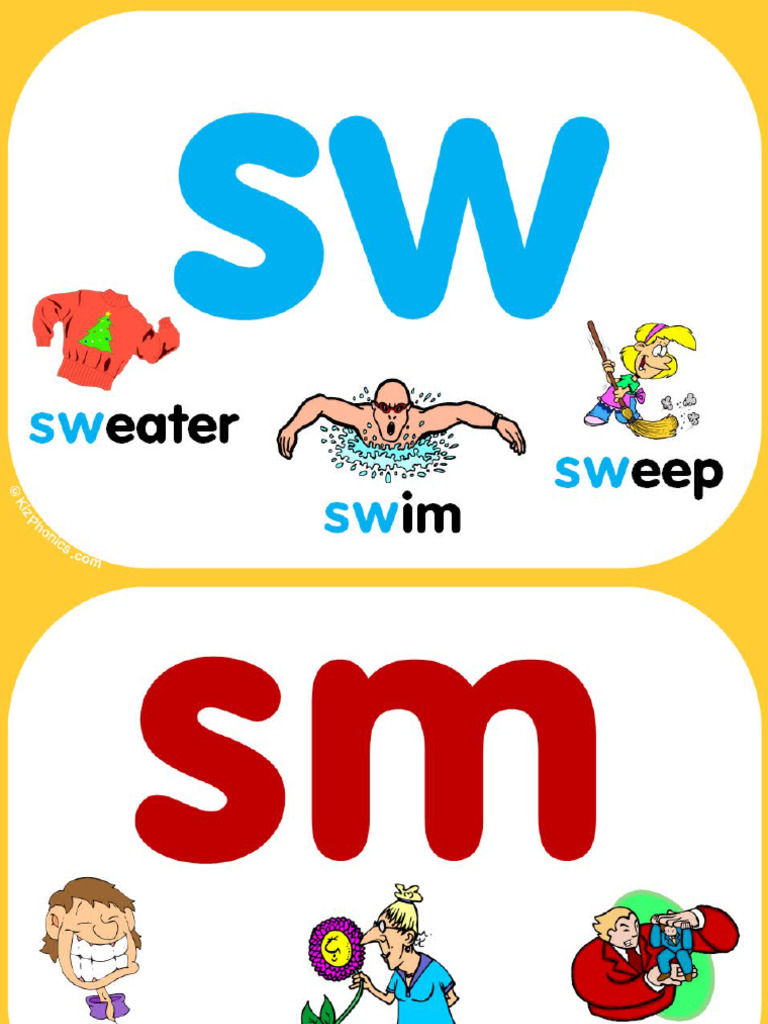 Consonant Digraphs Blends Big | PDF