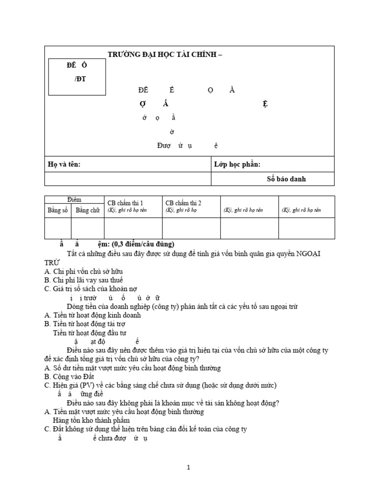 De-Thi-Kthp M A 18dtc HKĐ De03 | PDF