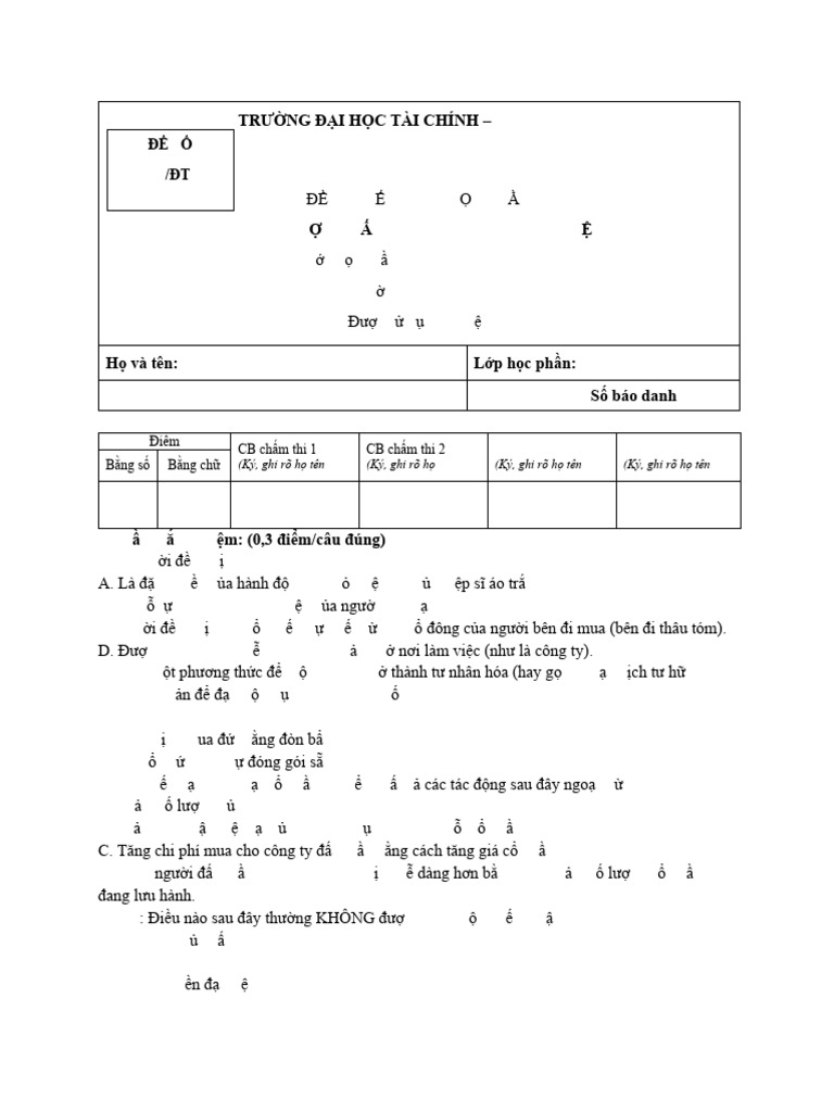 De-Thi-Kthp M A 18dtc HKĐ De01 | PDF
