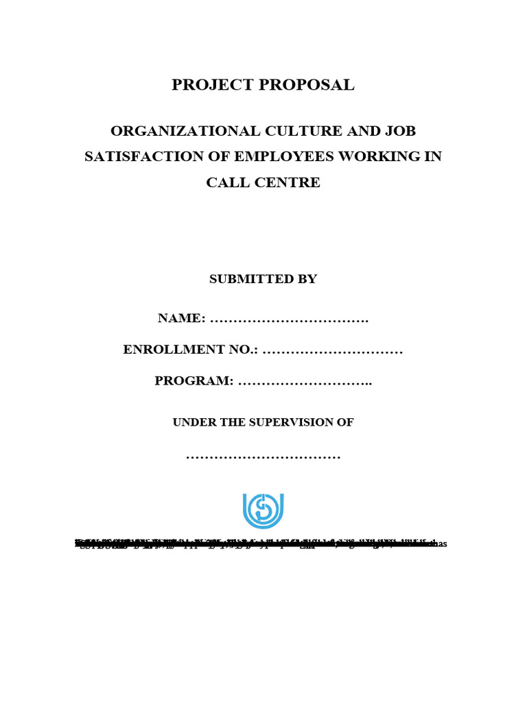 Mcom Project Synopsys Sample | PDF | Job Satisfaction | Employment