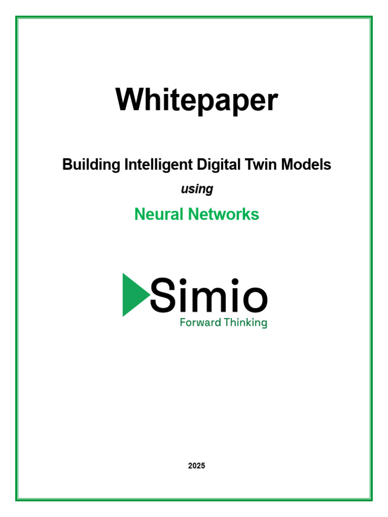 Simio AI Whitepaper 2025-1 | PDF | Artificial Intelligence | Intelligence (AI) & Semantics