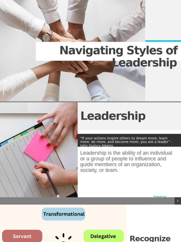 Leadership Styles Explained | PDF | Leadership | Transformational ...