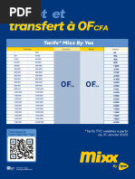 Tarifs de retrait MTN Mobile Money Bénin | PDF | Finance et gestion ...