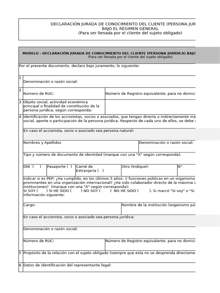 DJ - Régimen - General - Persona - Juridica-Res - SBS - 789-2018 | PDF