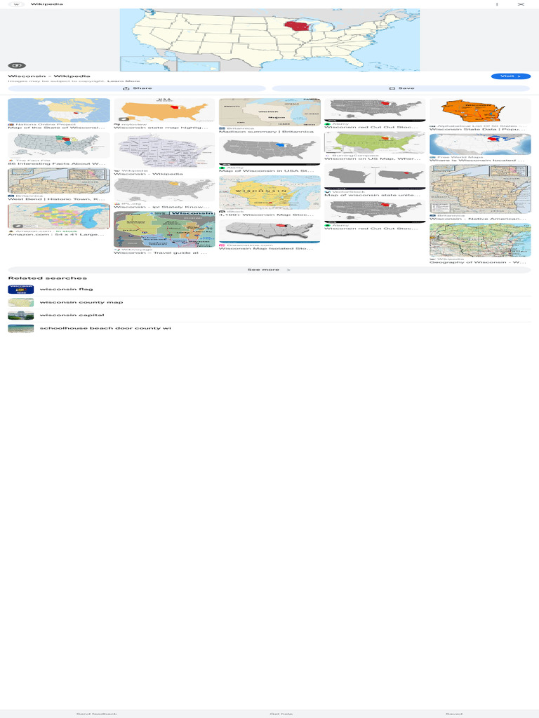 What Is Wisconsin Known For - Google Search | PDF | Websites