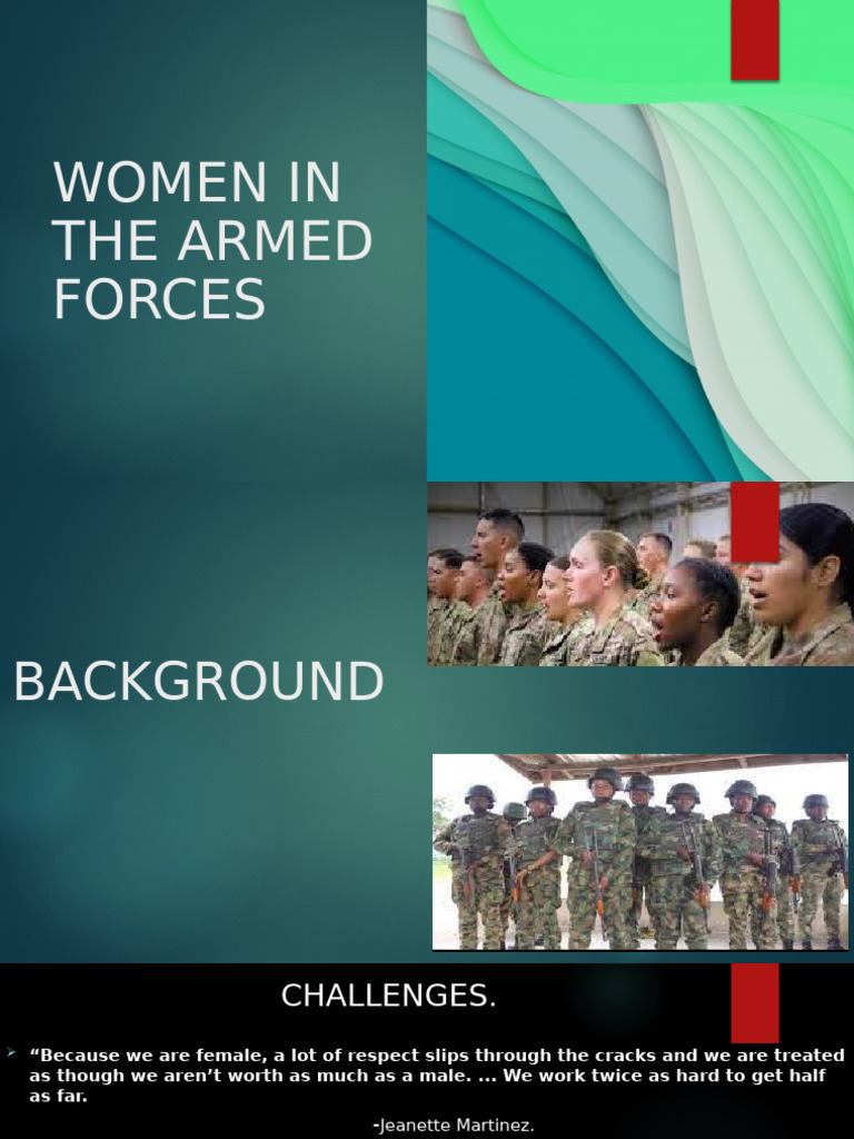 Women in The Armed Forces | PDF