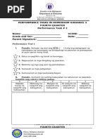 Performance Task in Filipino | PDF