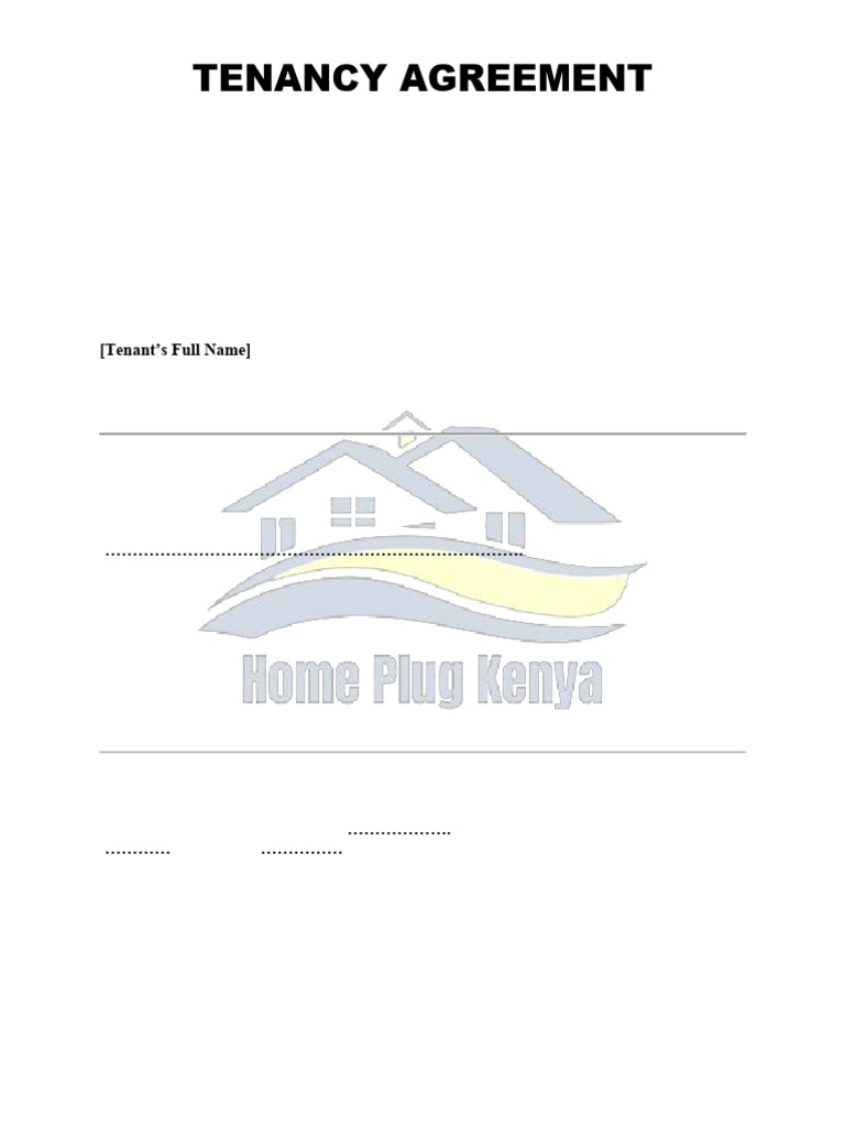 HPK Tenancy Agreement | PDF | Leasehold Estate | Lease