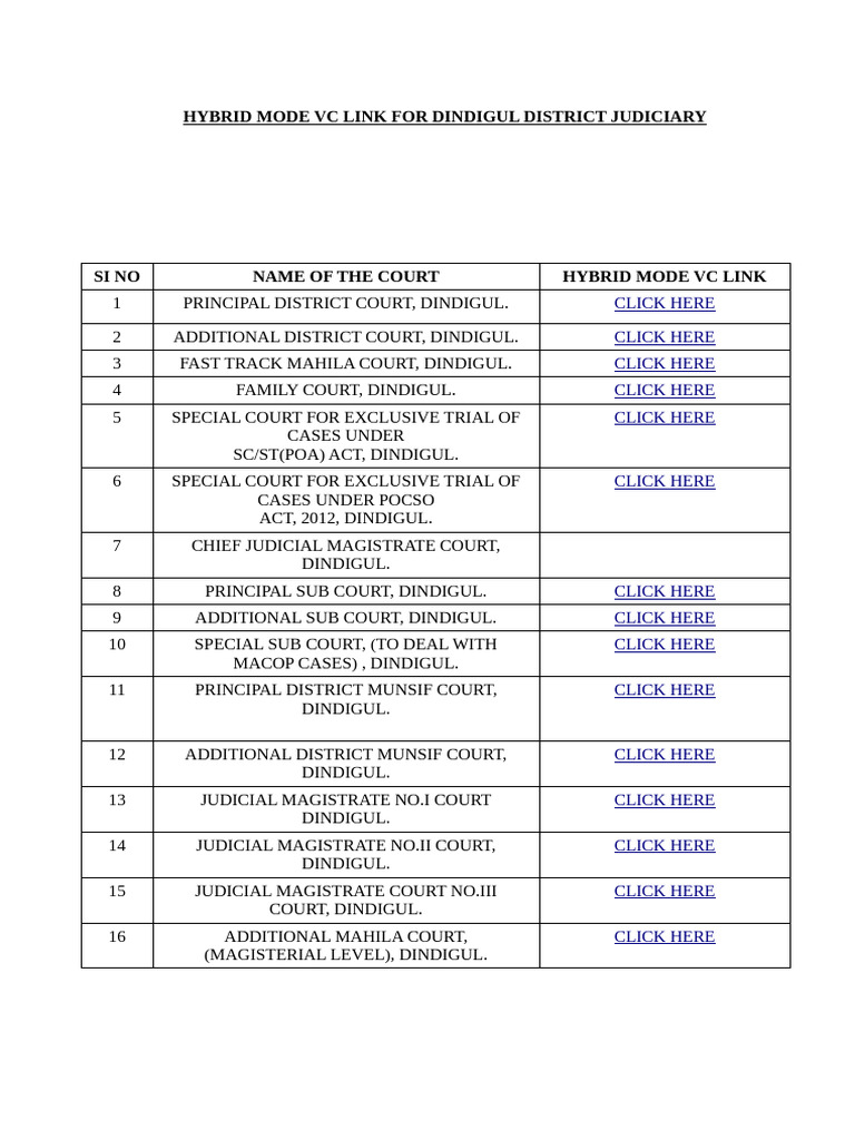 Hybrid VC Link | PDF | Magistrate | Public Law