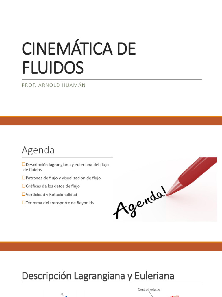 Cap3 - Cinemática de Fluidos y TTR | PDF | Flujo | Velocidad