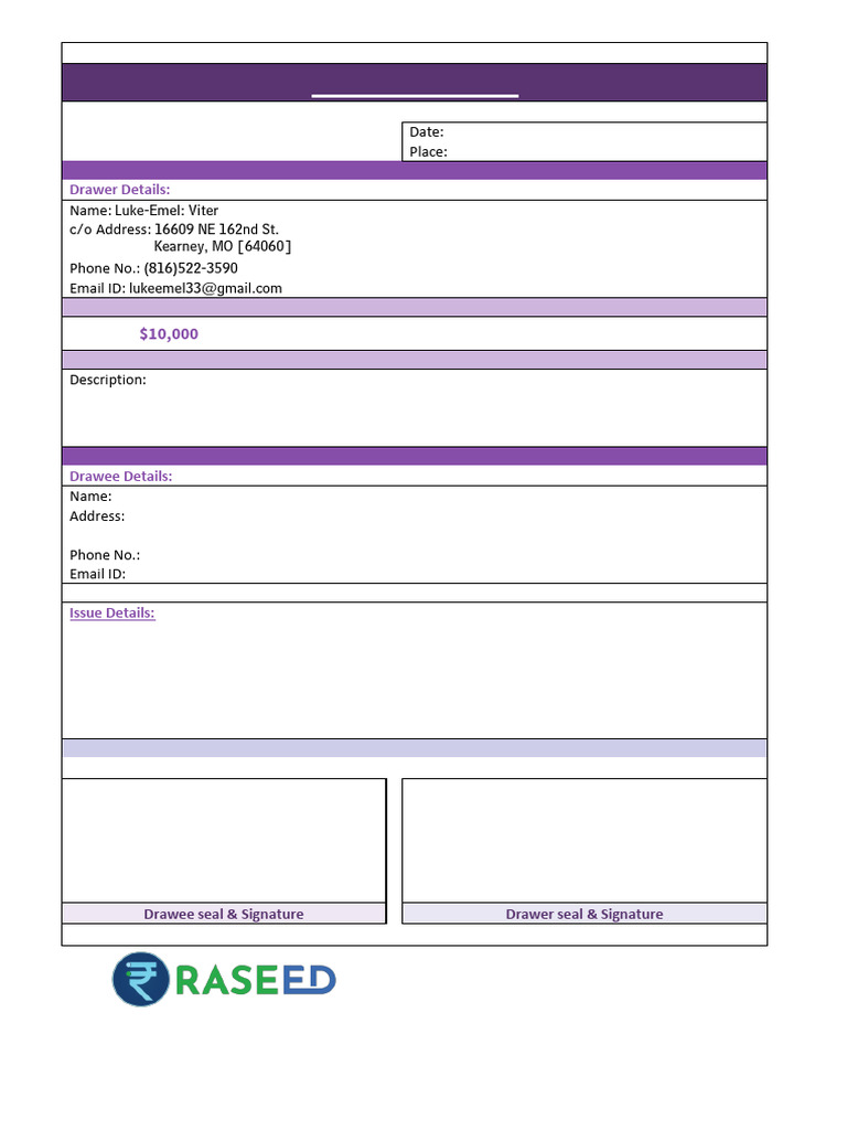 free-bill-of-exchange-format (1) | PDF