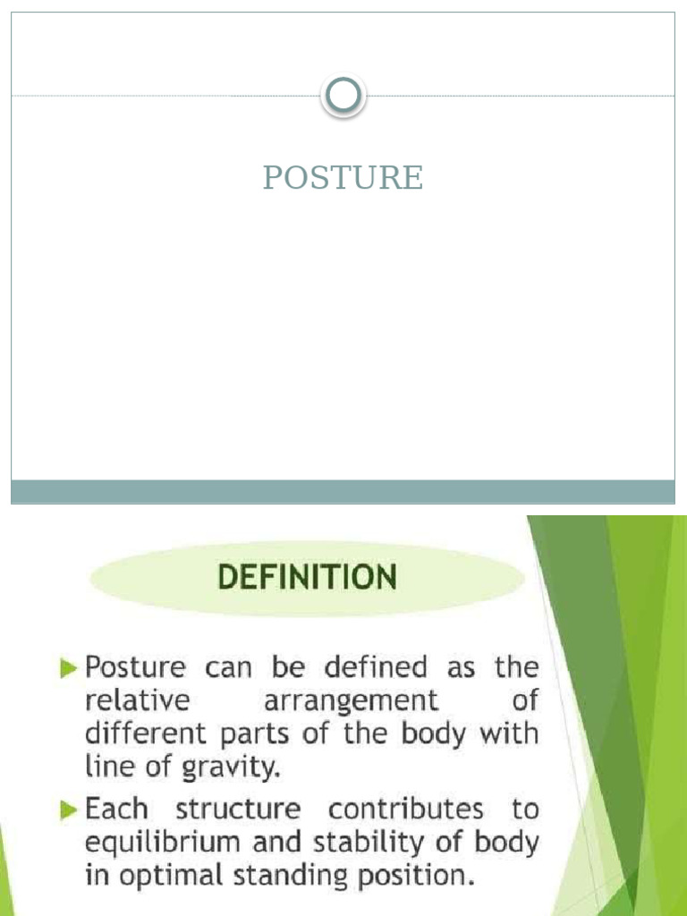 Posture | PDF
