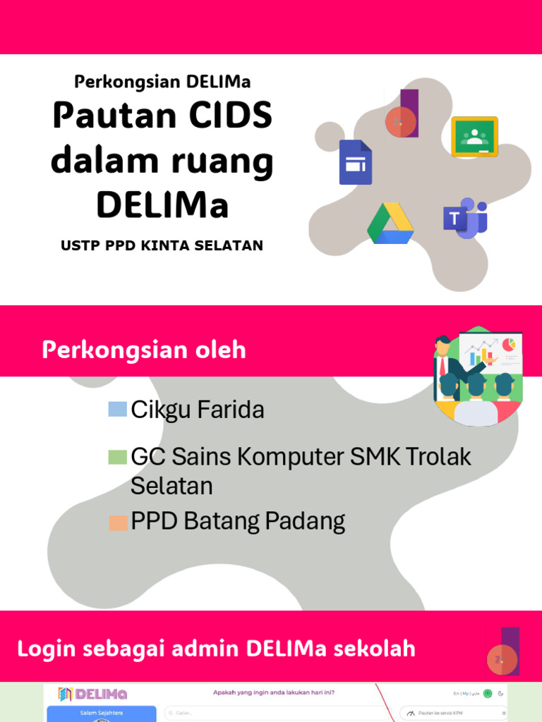 TATACARA KEMASKINI PELANTAR DELIMa SEKOLAH | PDF