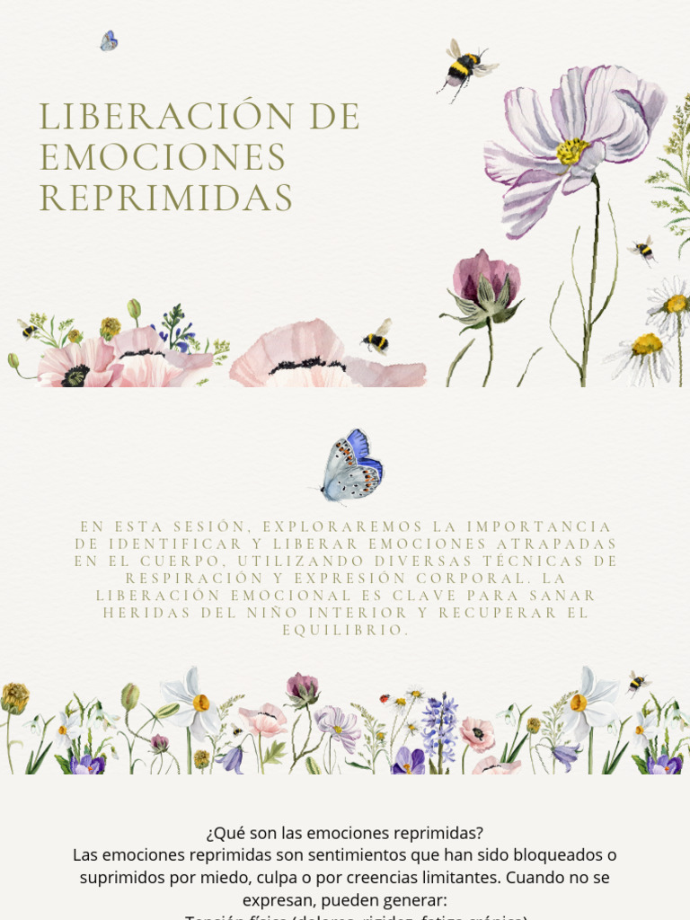 Liberación de Emociones Reprimidas | PDF | Las emociones | Estrés ...
