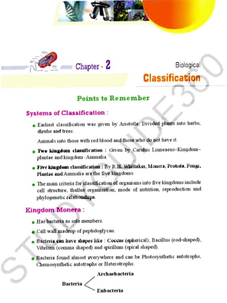 Biological Classification | PDF