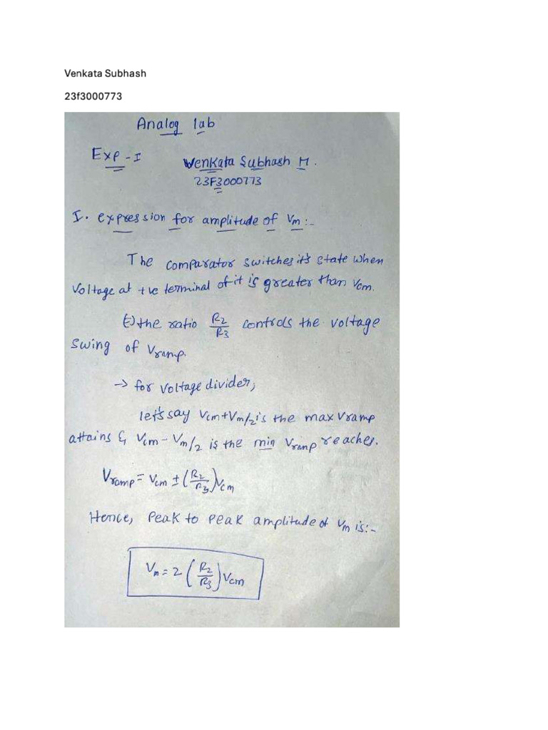 23f3000773 - Exp 1 - Lab - Report | PDF