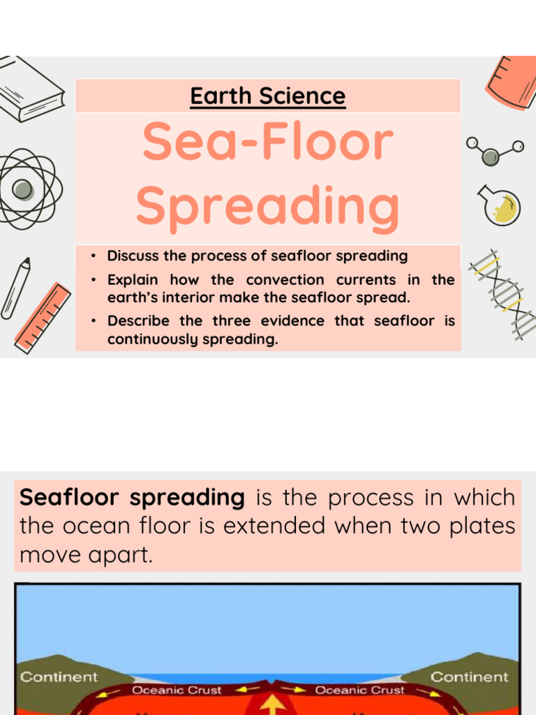 Sea Floor Spreading Explained | PDF | Plate Tectonics | Seabed