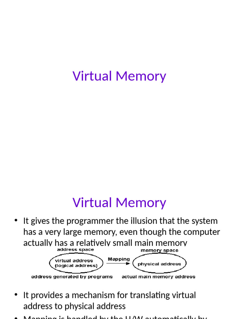 Understanding Virtual Memory Systems | PDF | Computer Data Storage ...