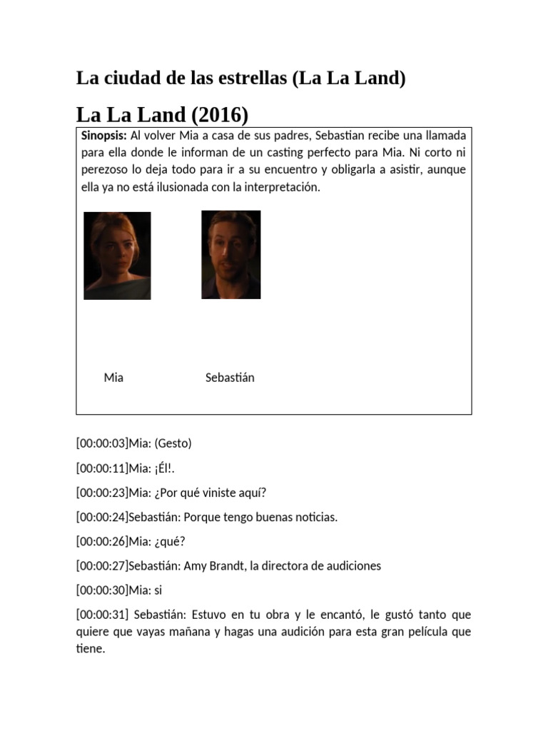 La La Land | PDF