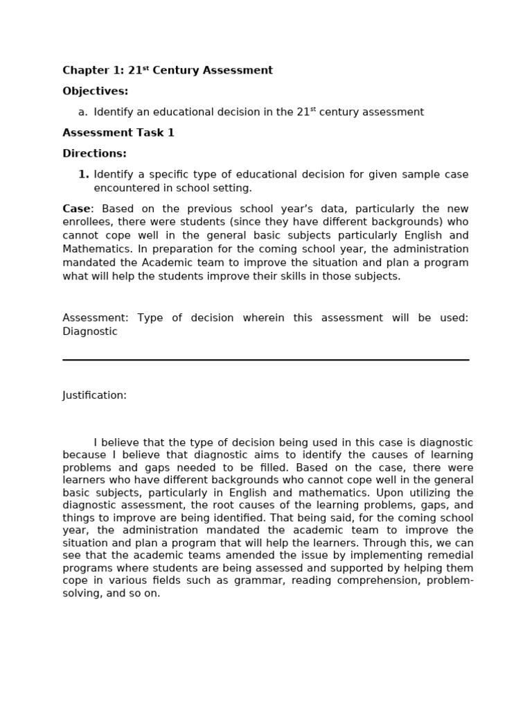 ED 111 Chapter 1 Task 1 | PDF | Behavior Modification | Human Communication